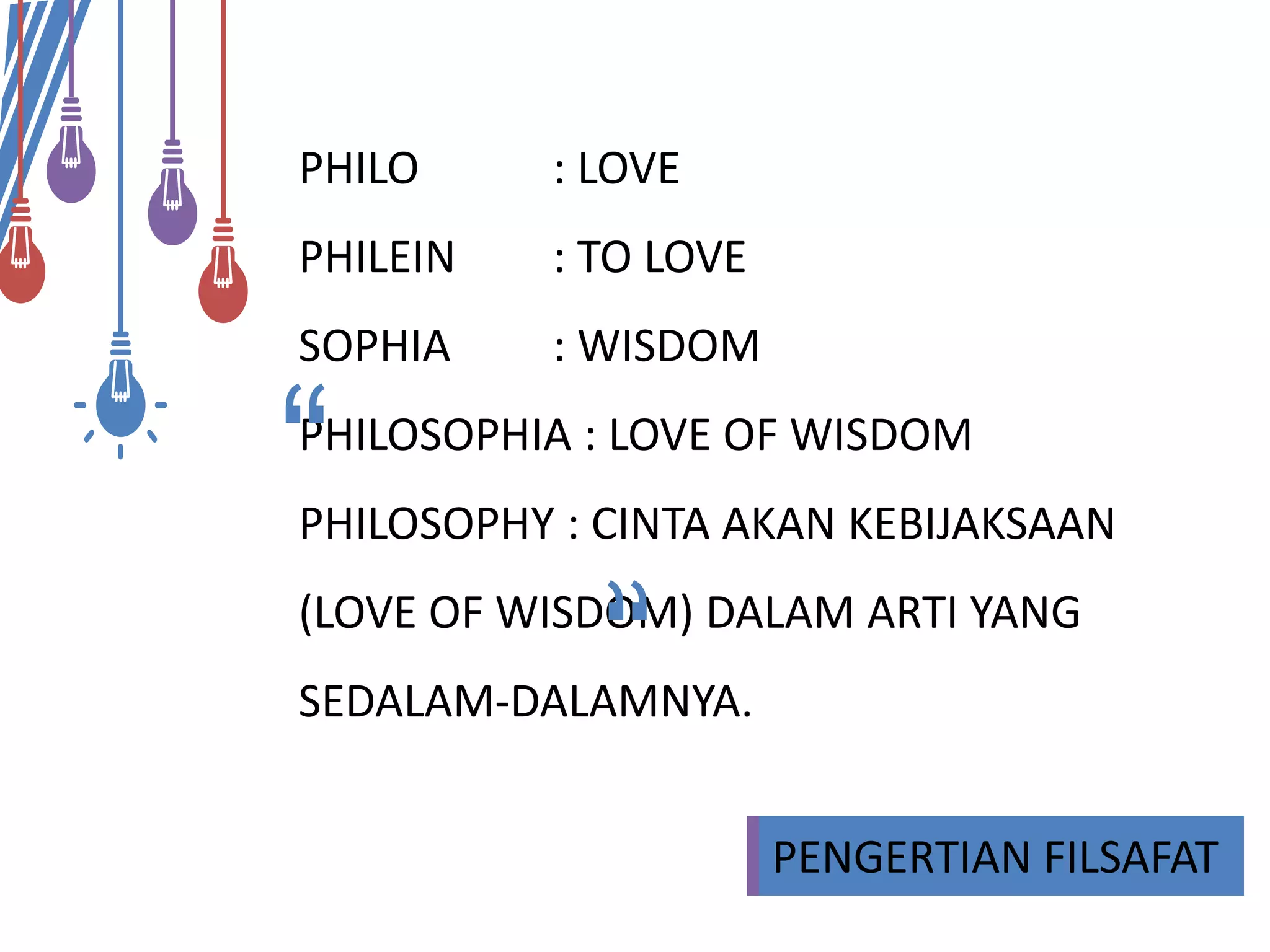 Konsep Dasar Filsafat | PPTX