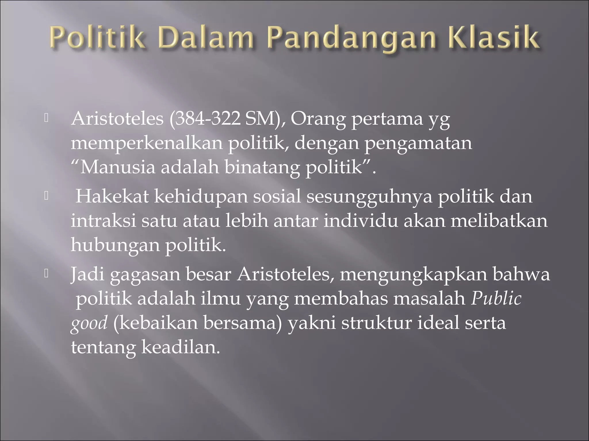 Konsep dasar ilmu politik | PPT