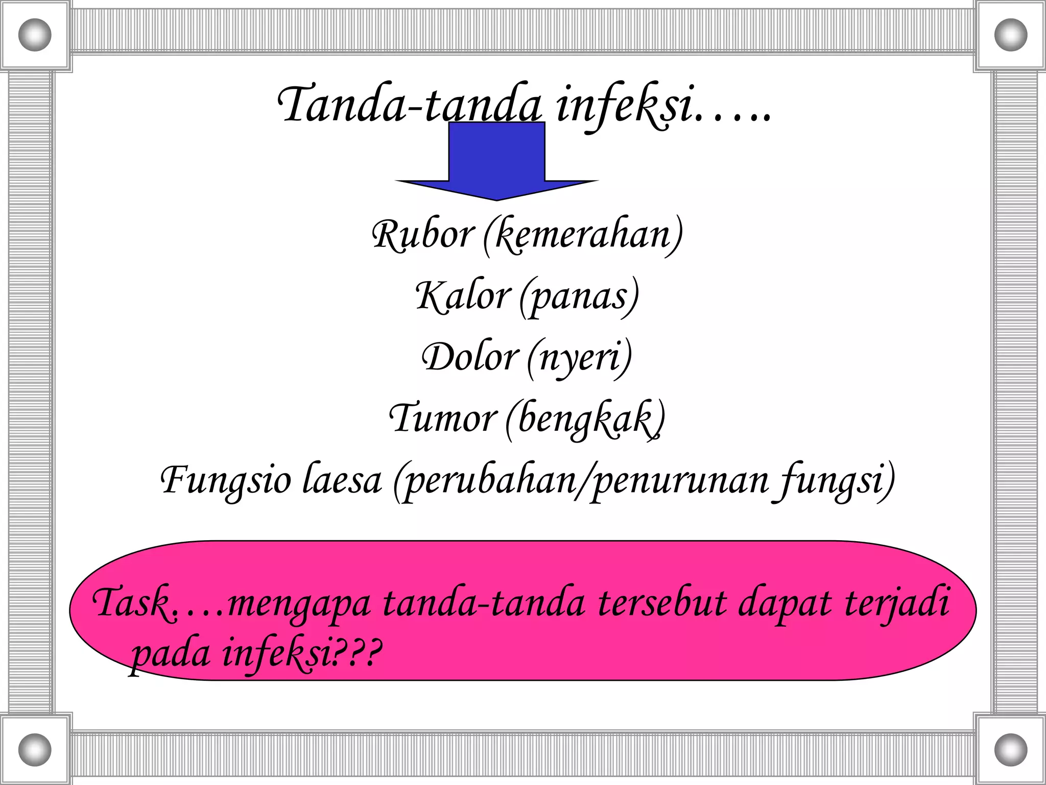 Konsep dasar infeksi | PPT