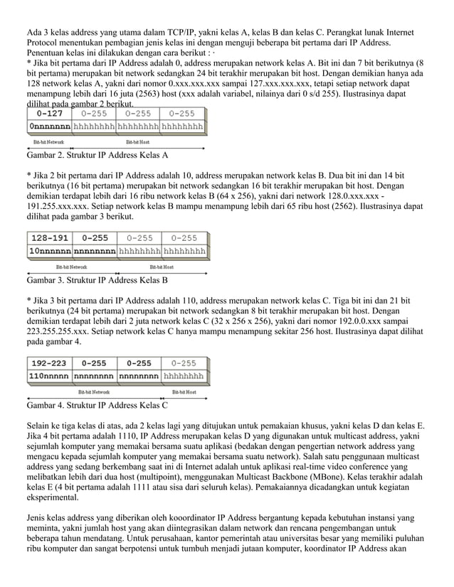 Konsep dasar ip address | PDF