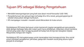 Konsep dasar IPS yang akan menjadi bahan dasr | PPT