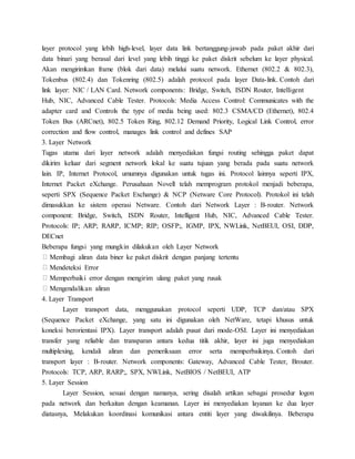 Konsep dasar jaringan komputer | PDF