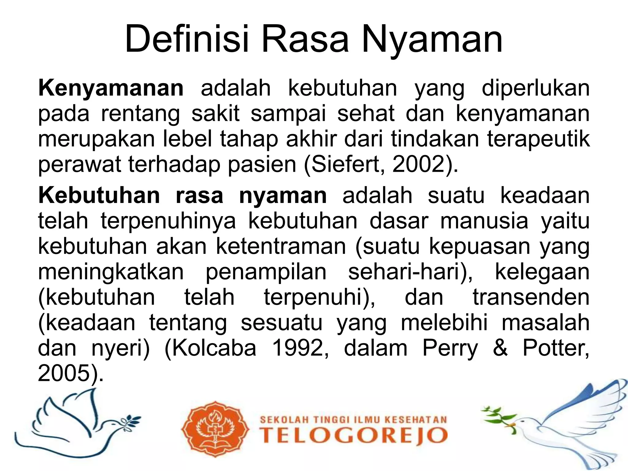 KONSEP DASAR KEBUTUHAN RASA AMAN DAN NYAMAN.pptx