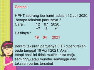 Konsep dasar kehamilan | PPT