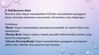 Konsep Dasar Kejadian Luar Biasa (KLB).. | PPTX