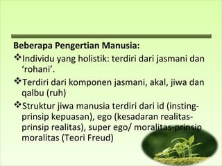 Konsep dasar keperawatan dan kesehatan jiwa | PPT