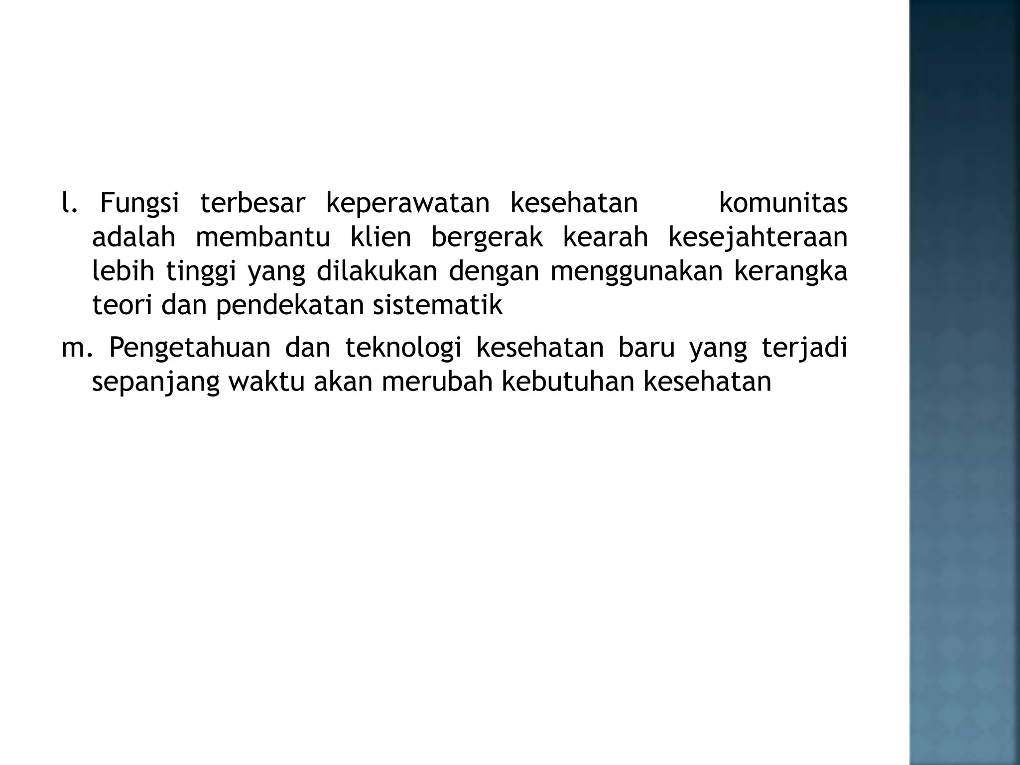 Konsep dasar keperawatan komunitas | PPTX