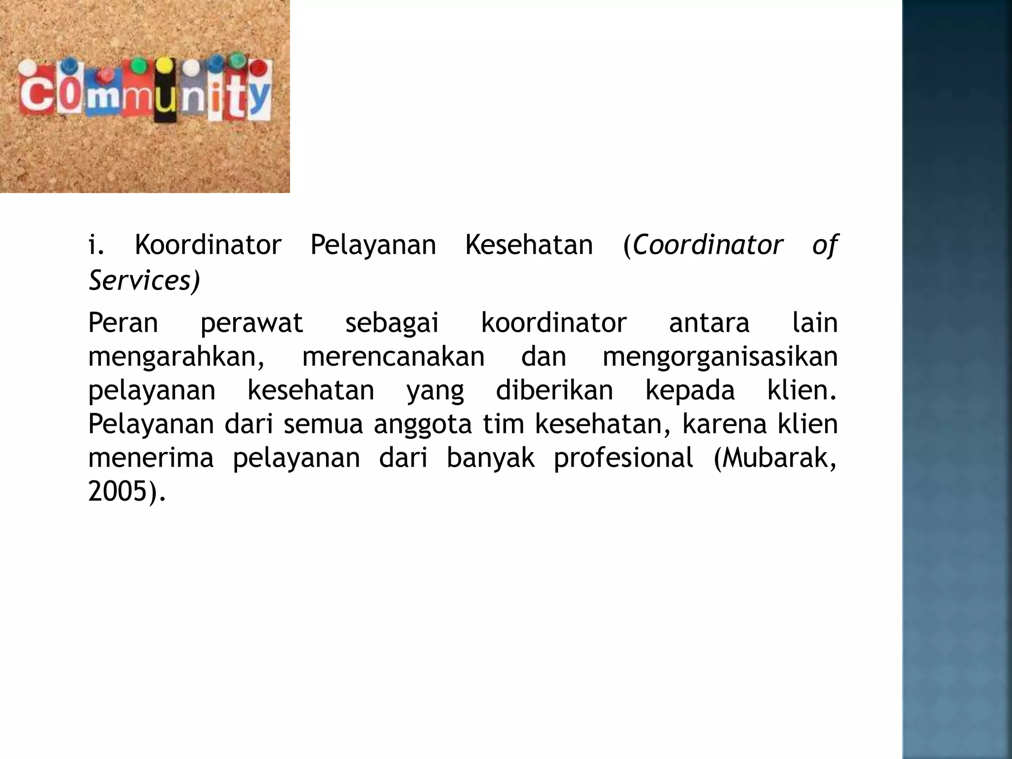 Konsep dasar keperawatan komunitas | PPTX