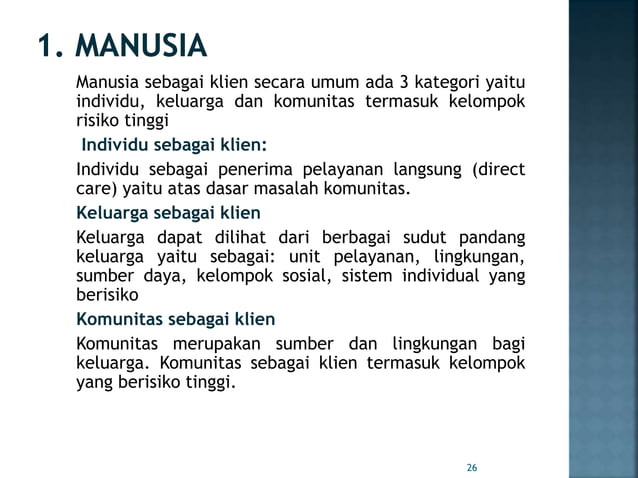Konsep dasar keperawatan komunitas | PPTX