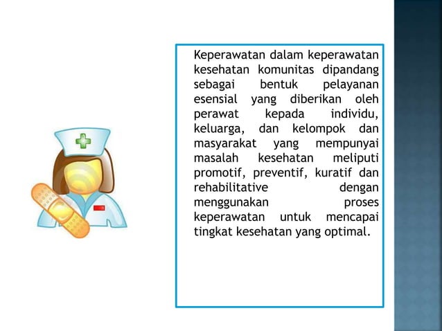 Konsep dasar keperawatan komunitas | PPTX