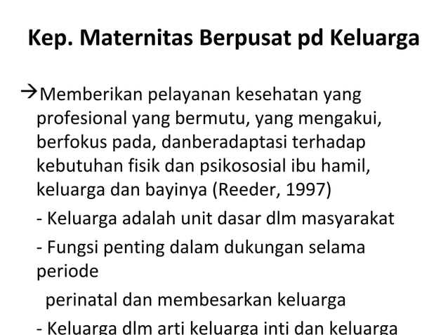 Konsep dasar kep_maternitas | PPT