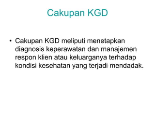 Konsep dasar kgd | PPT