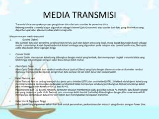 Konsep dasar komunikasi data | PPTX