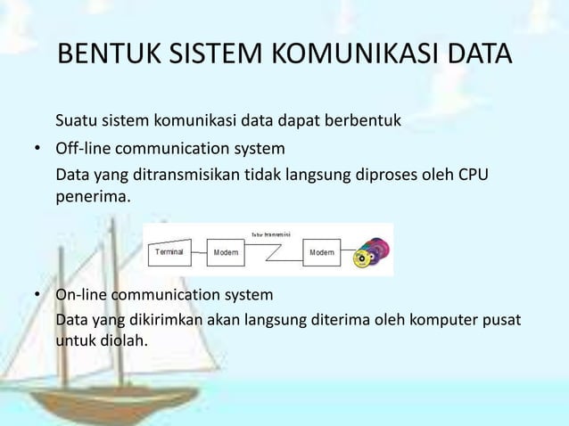 Konsep dasar komunikasi data | PPTX
