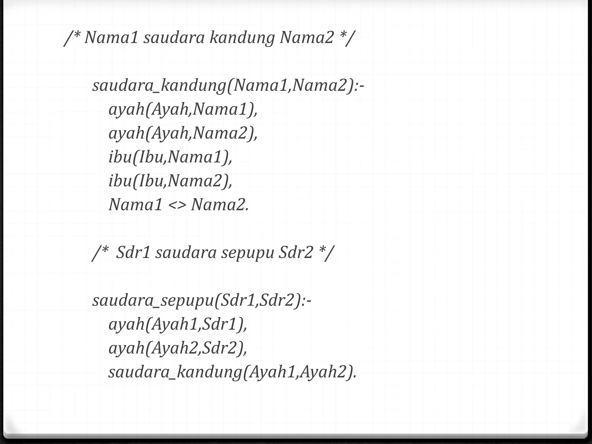 Konsep dasar logic programming | PPT Konsep dasar logic programming | PPT