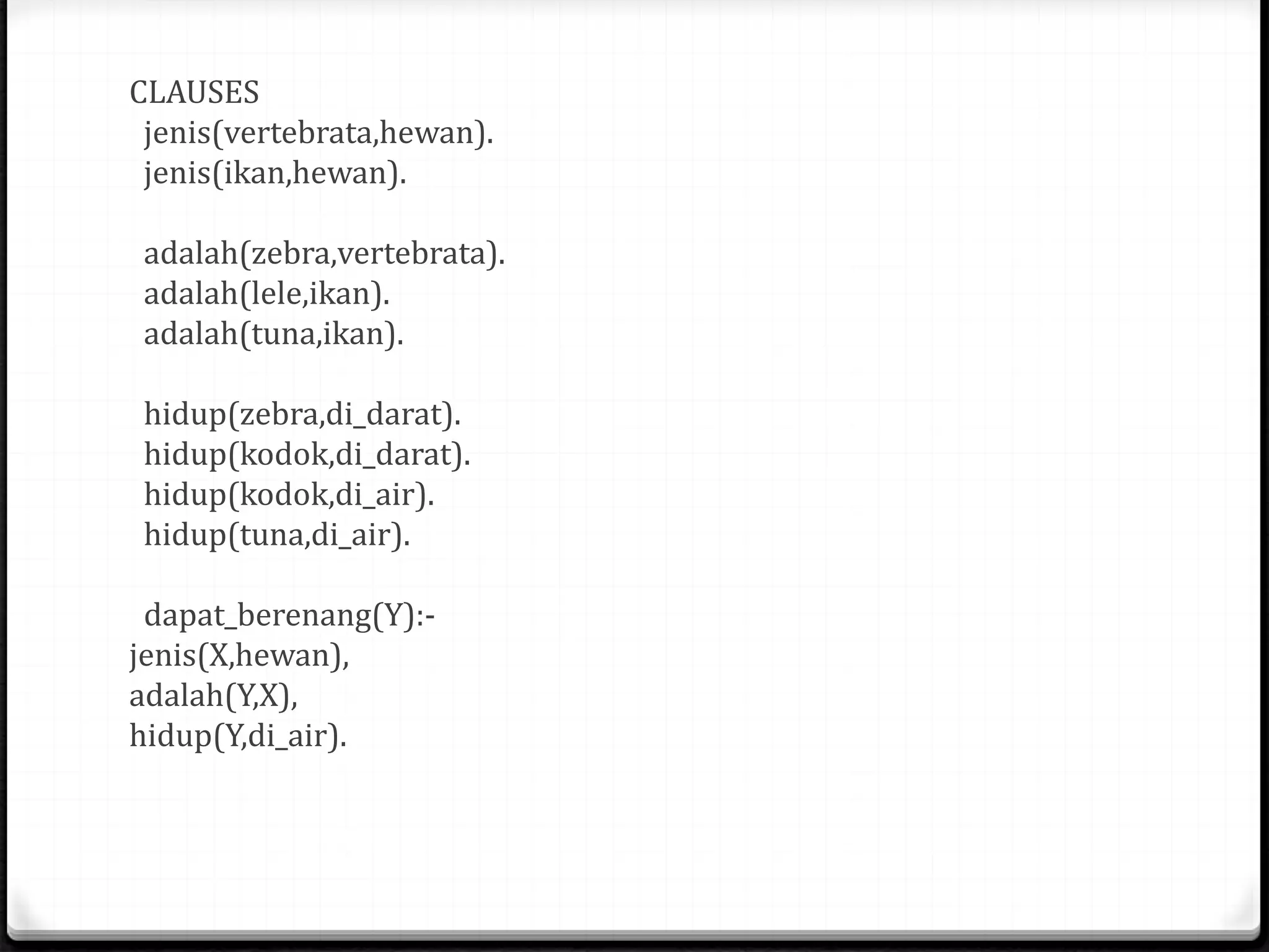 Konsep dasar logic programming | PPTX