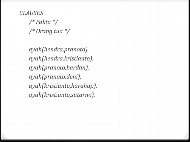 Konsep dasar logic programming | PPT Konsep dasar logic programming | PPT