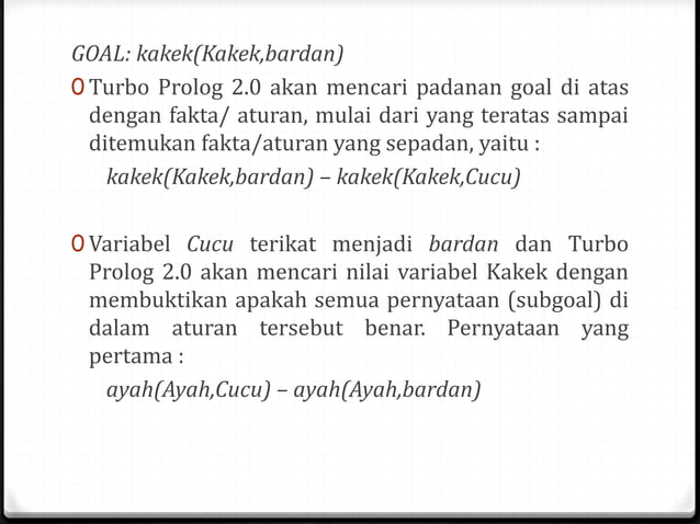 Konsep dasar logic programming | PPT Konsep dasar logic programming | PPT