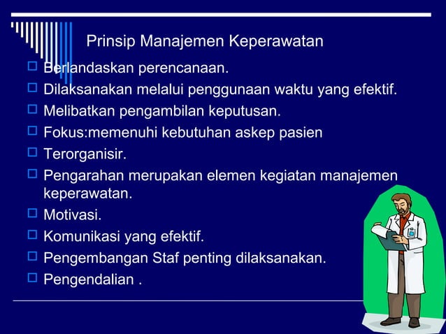Konsep dasar manajemen keperawatan | PPT