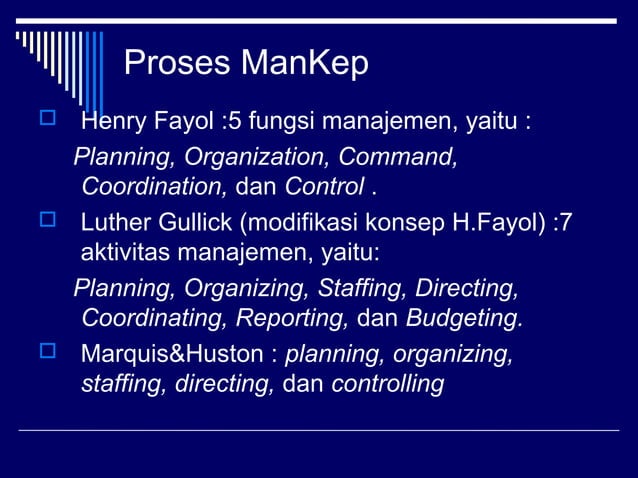 Konsep dasar manajemen keperawatan | PPT