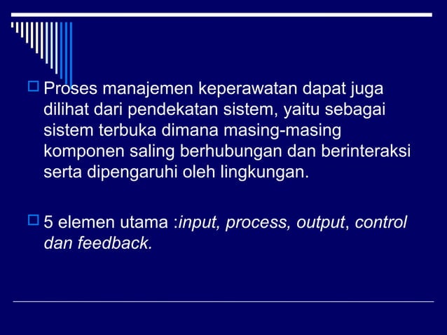 Konsep dasar manajemen keperawatan | PPT