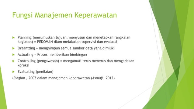 Konsep dasar manajemen keperawatan | PPTX