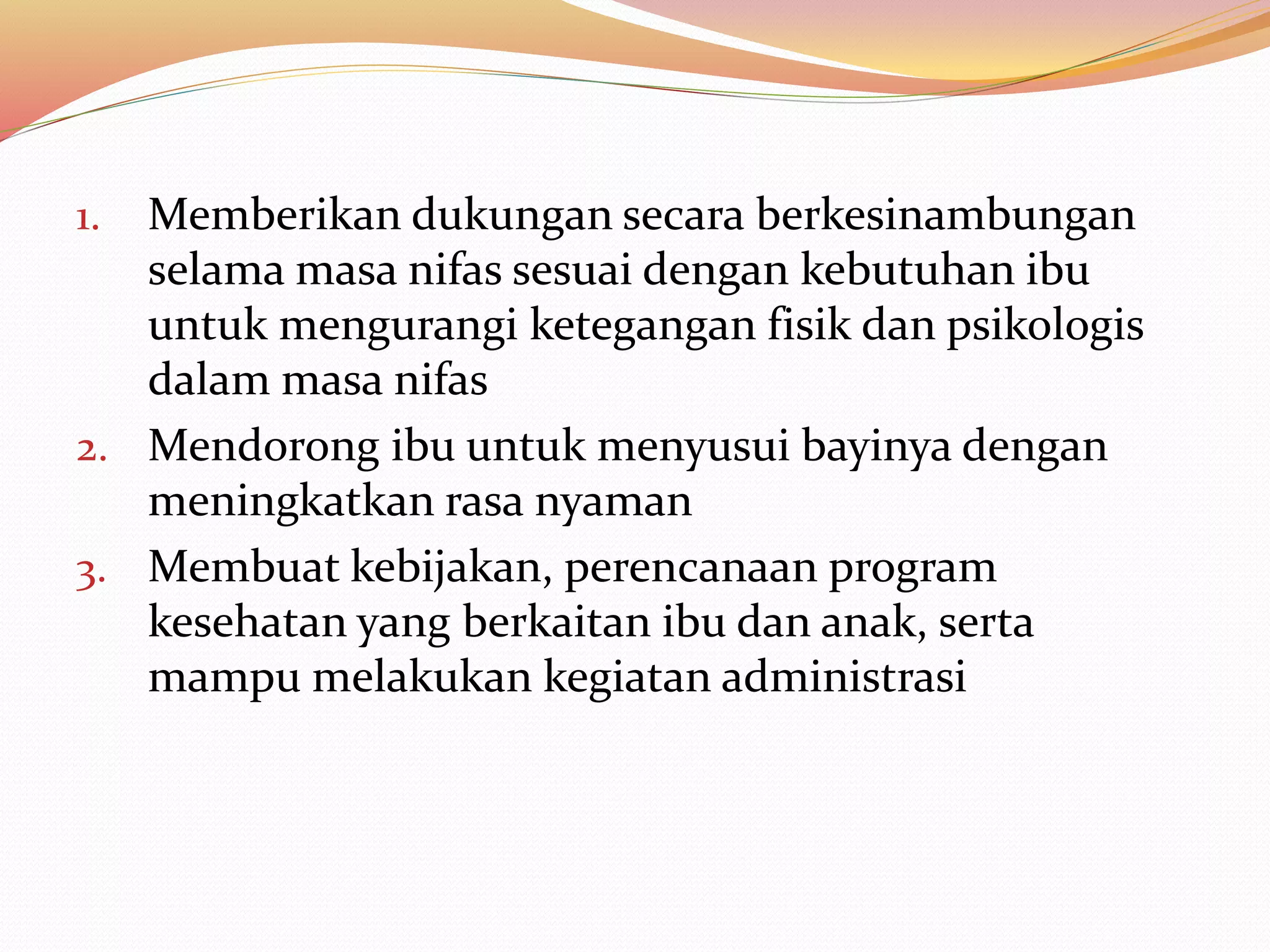 Konsep dasar masa nifas | PPTX