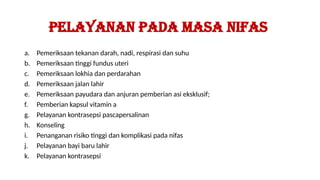 Konsep Dasar Masa Pada Masa Post Partum. | PPT