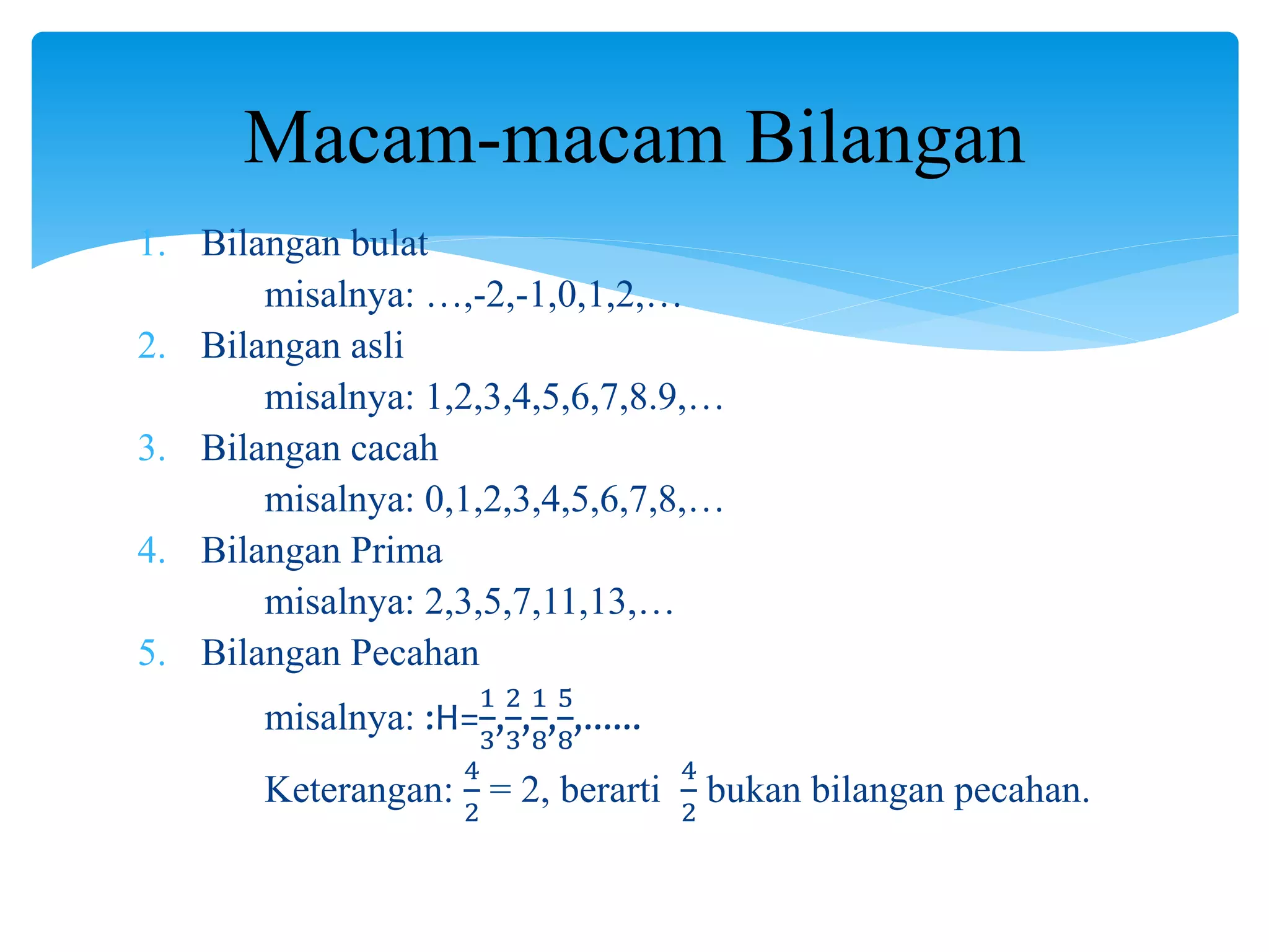 BILANGAN | PPTX