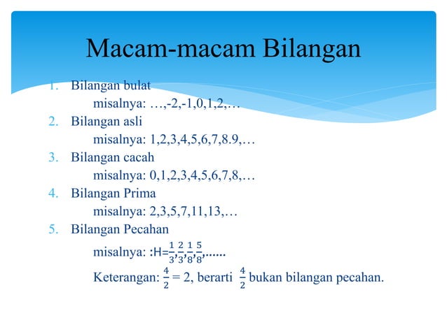BILANGAN | PPT | Free Download