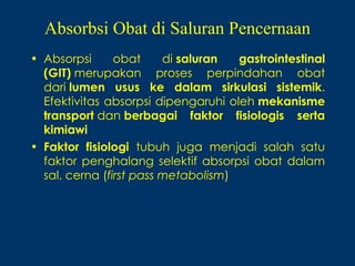 KONSEP DASAR MEMBRAN BIOLOGIS DAN PERMEABILITAS PADA PROSES ABSORPSI ...