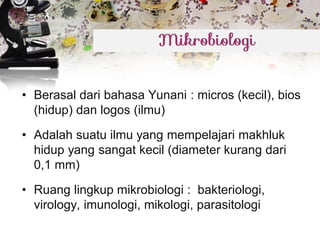 Konsep Dasar Mikrobiologi | PDF