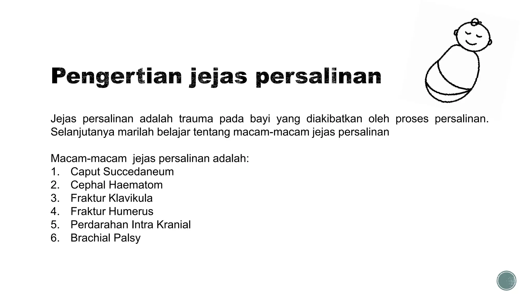 Konsep dasar neonatus dengan jejas persalinan | PPTX