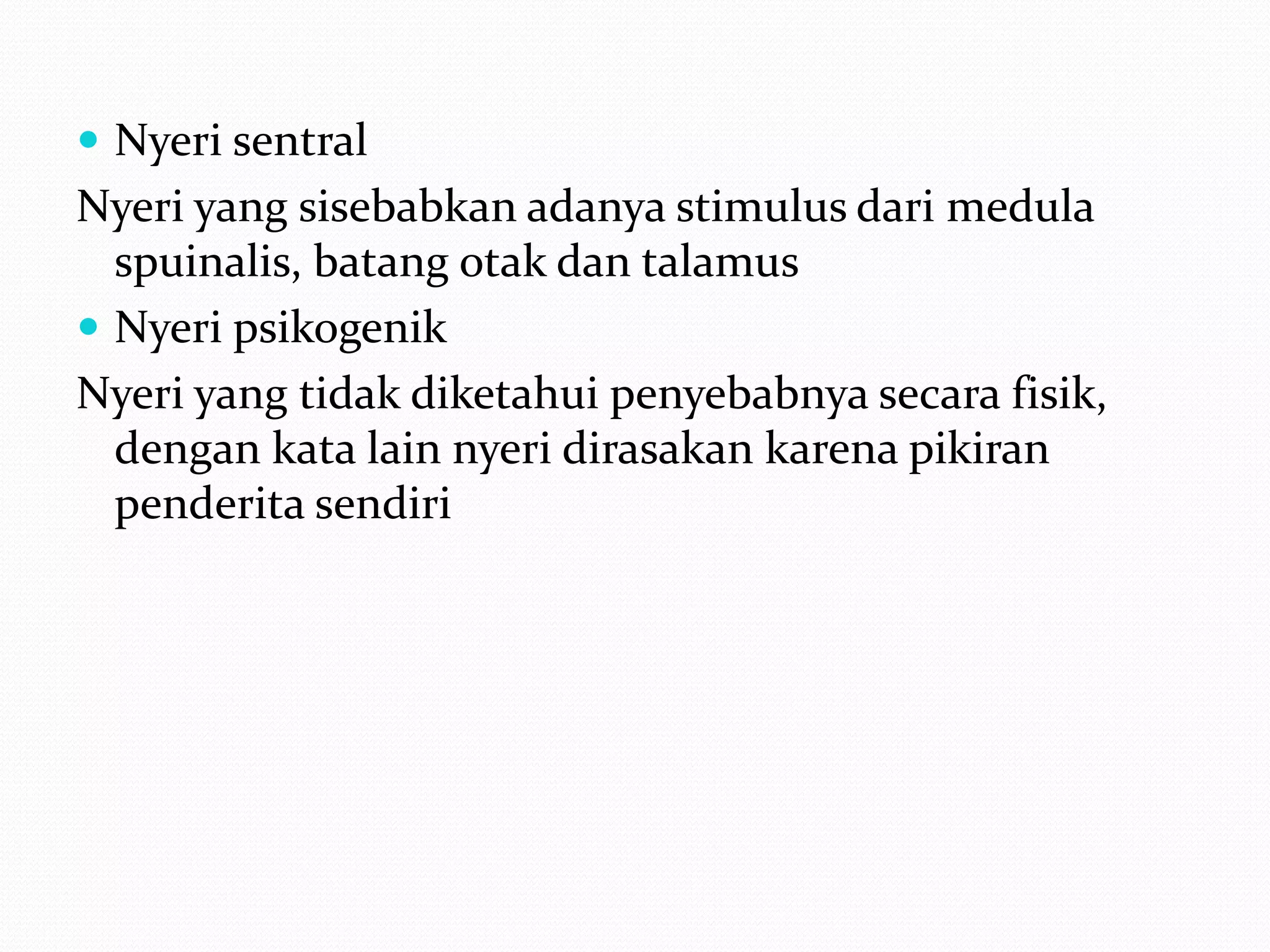 Konsep dasar nyeri | PPTX