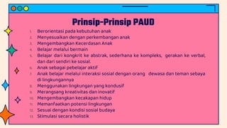 Konsep Dasar Paud Pendidikan Anak Usia Dini - 2021 | PDF
