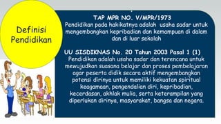 Konsep dasar pedagogik | PPT