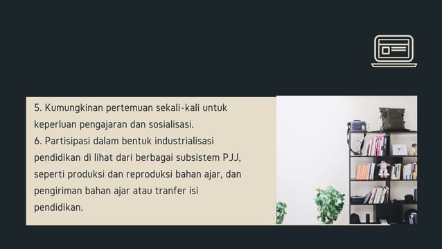 Konsep dasar pembelajaran jarak jauh (pertama) | PPT
