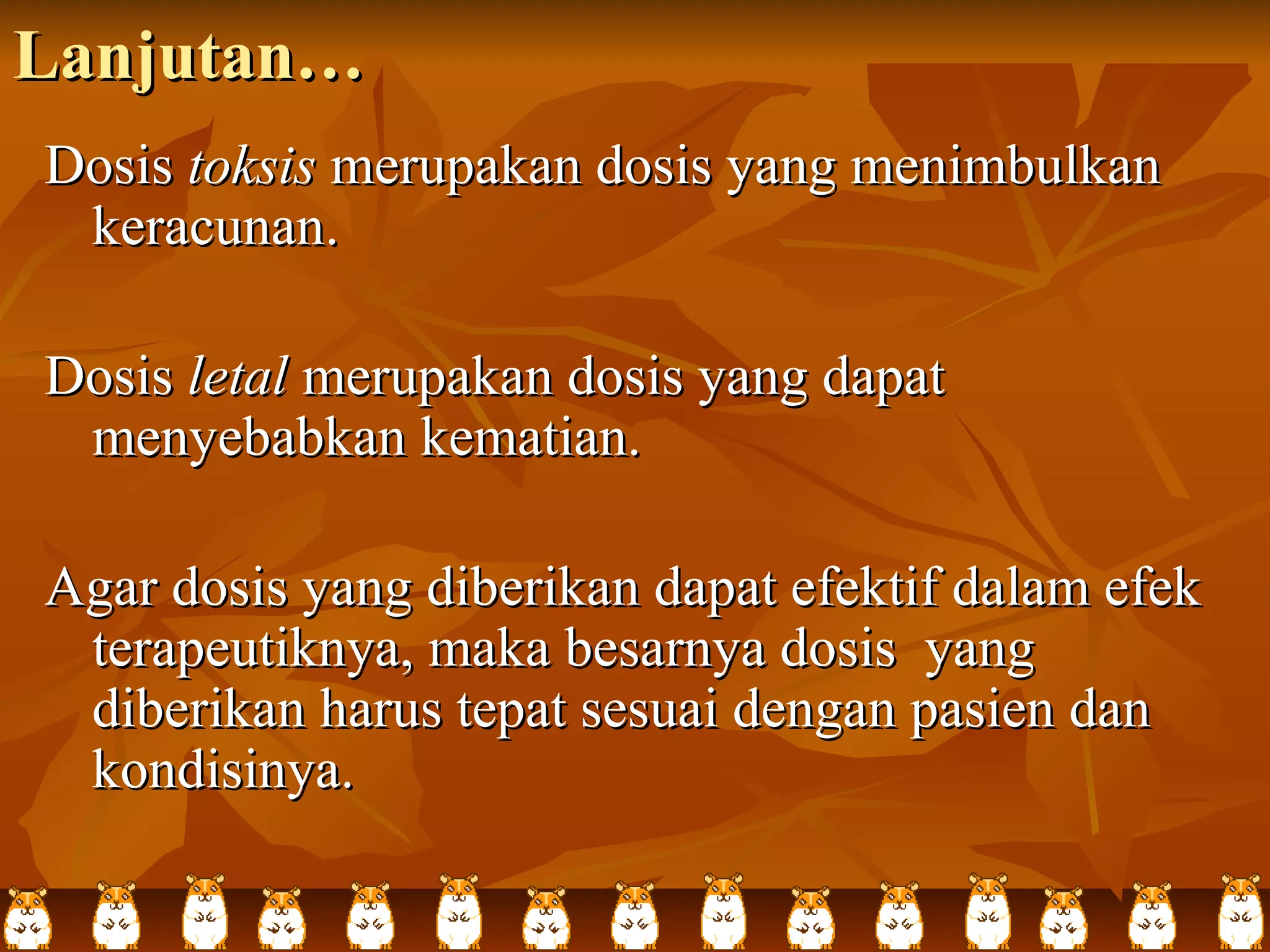 Konsep Dasar Pemberian Obat (KDK II) | PPT
