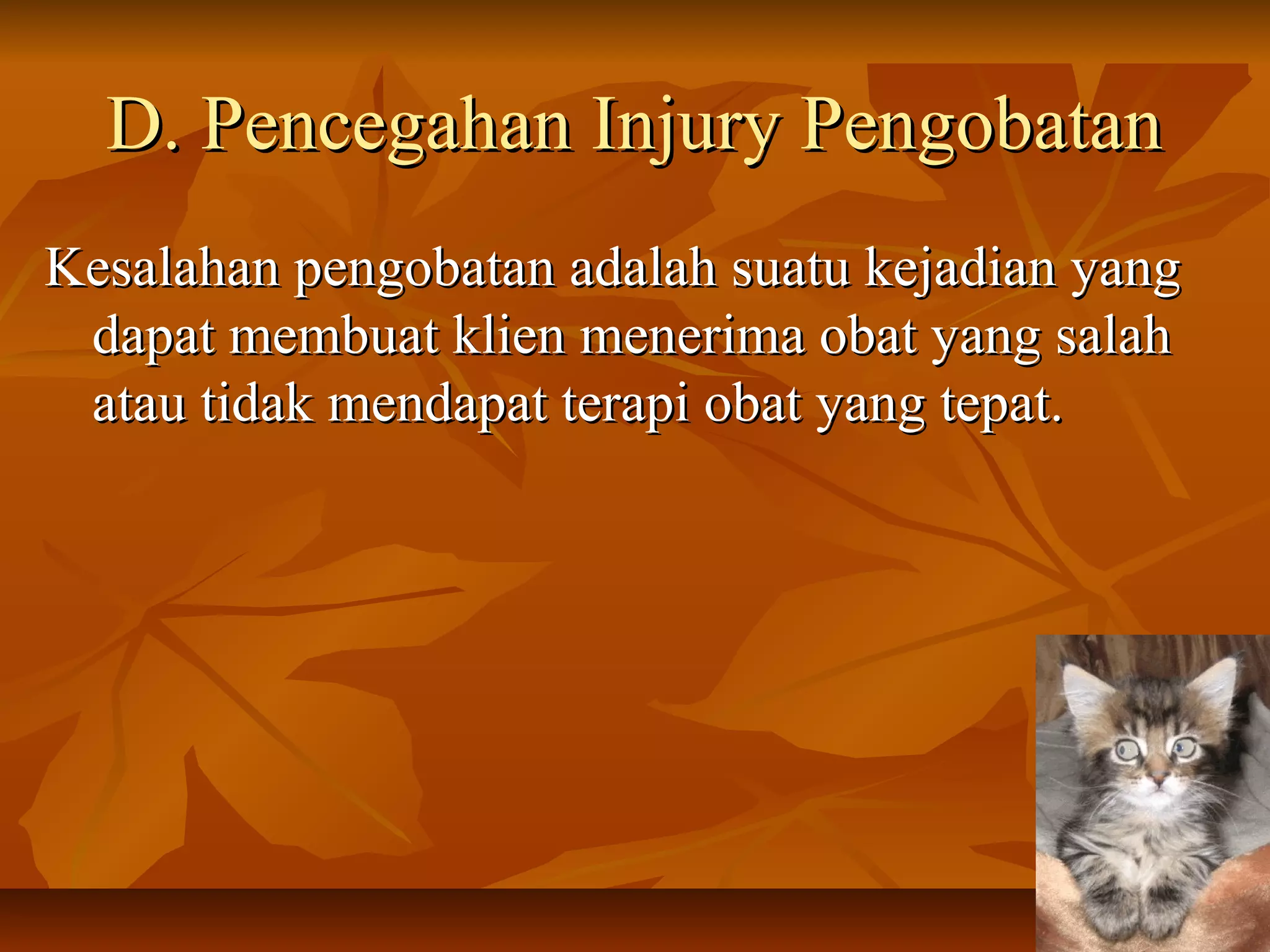 Konsep Dasar Pemberian Obat (KDK II) | PPT