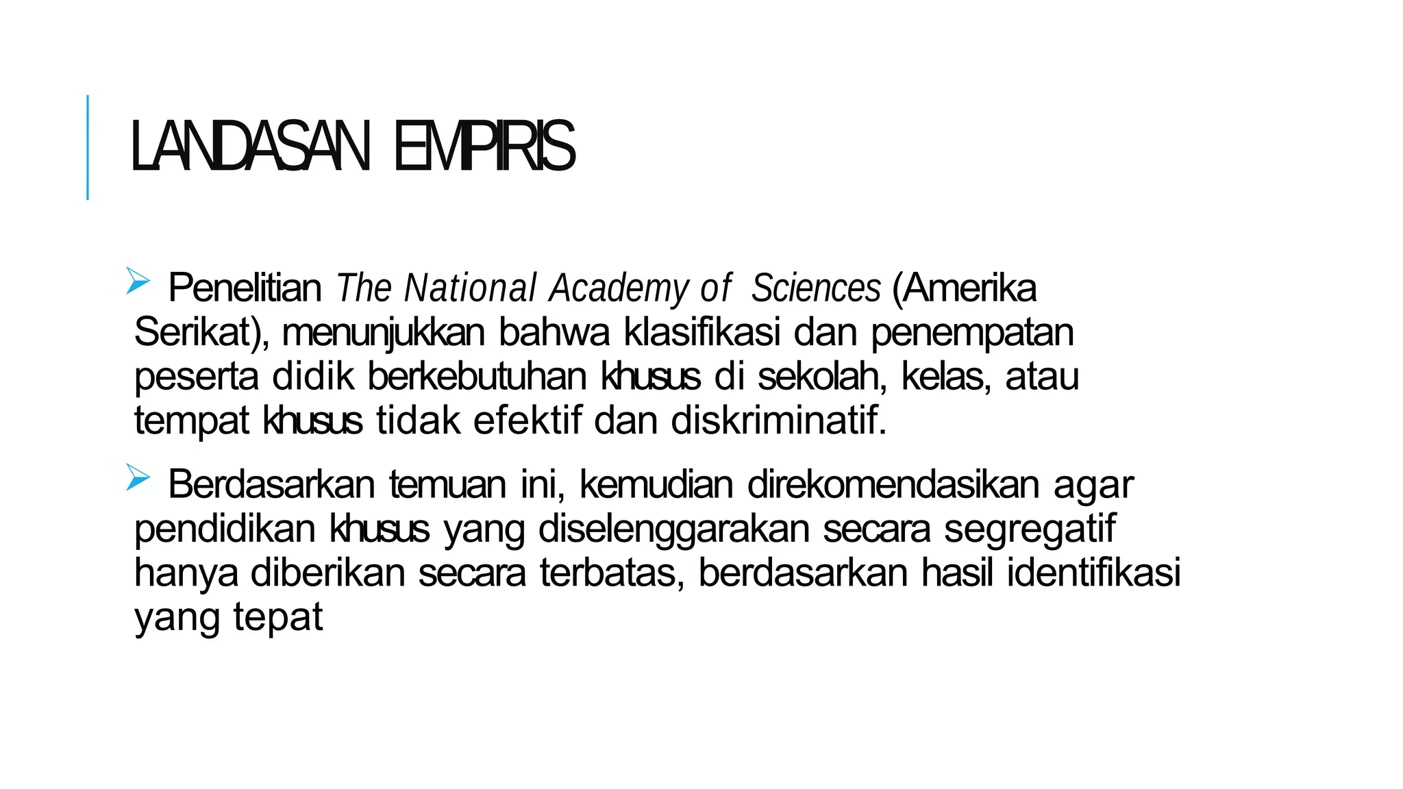 dasar2 pendidikan inklusif di indonesia | PPT