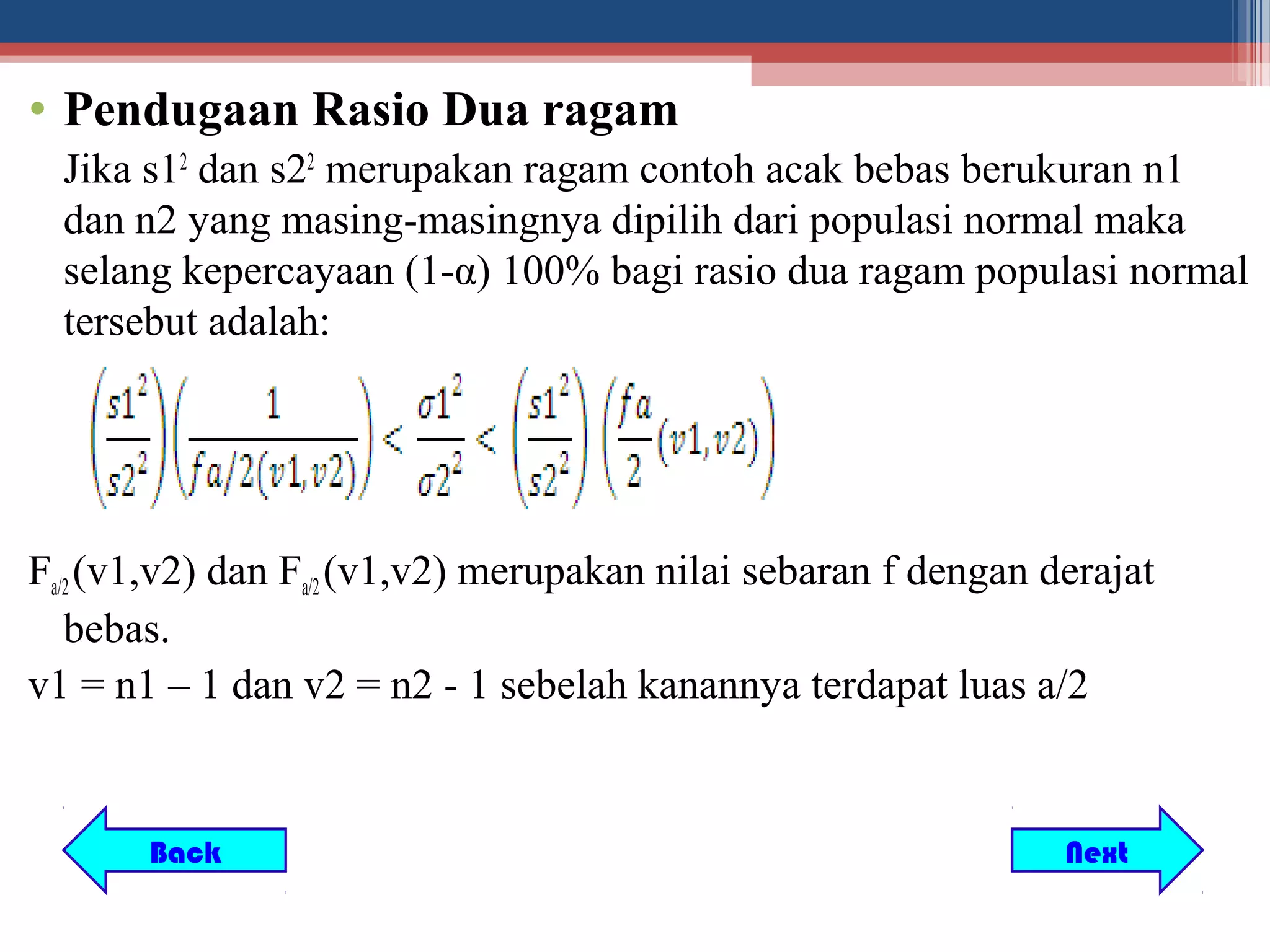 Konsep dasar pendugaan parameter | PPT