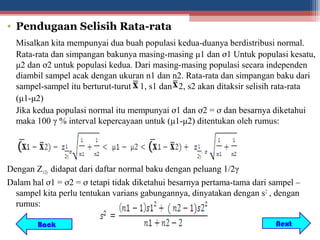 Konsep dasar pendugaan parameter | PPT