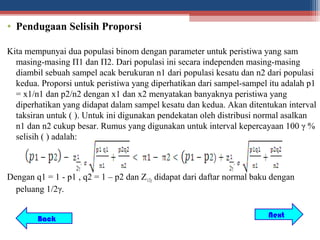 Konsep dasar pendugaan parameter | PPT