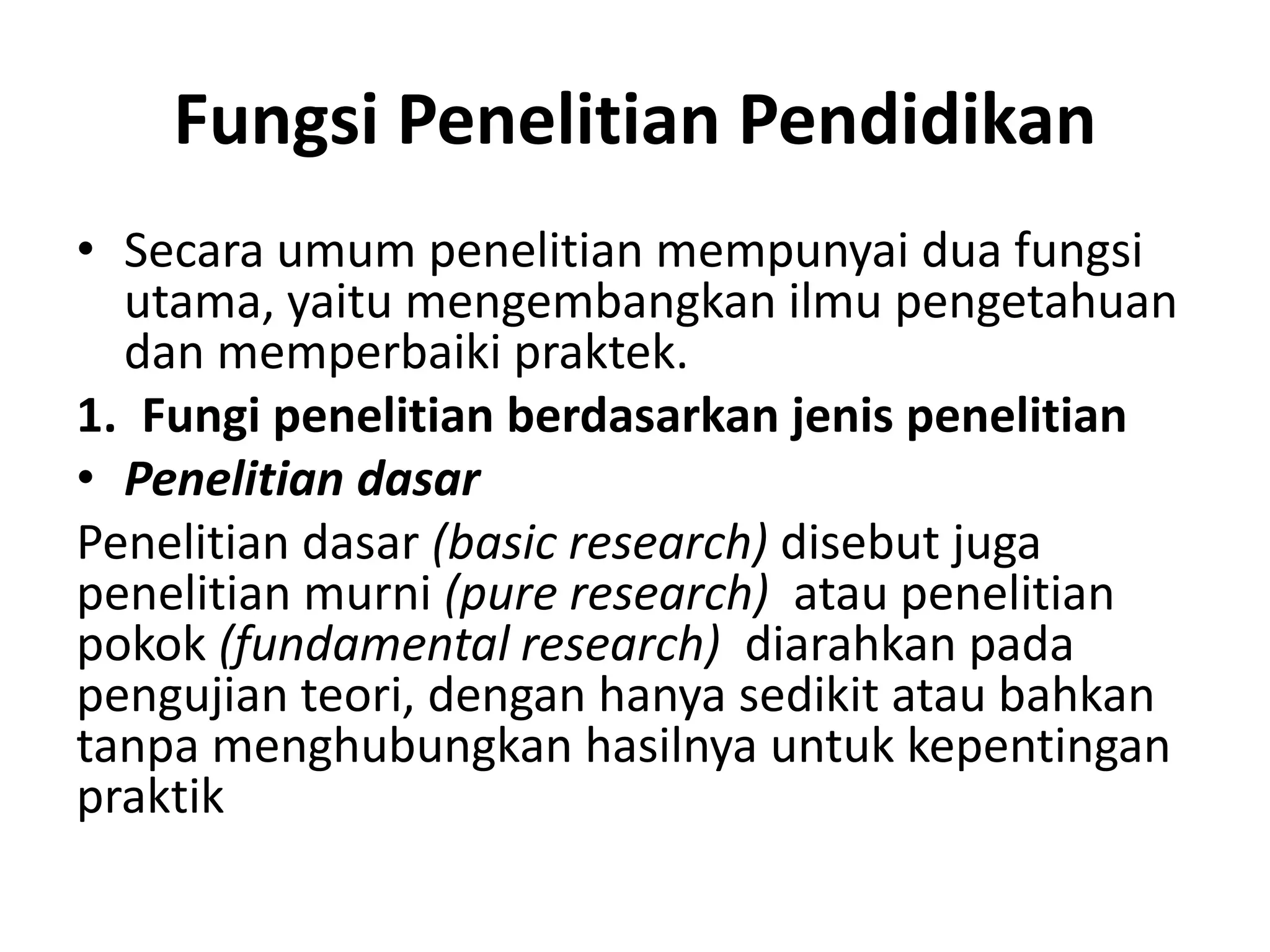 Konsep Dasar Penelitian Pendidikan Pptx