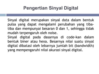 Konsep Dasar Pengolahan Sinyal Digital | PPTX