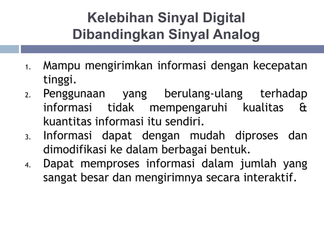 Konsep Dasar Pengolahan Sinyal Digital | PPTX