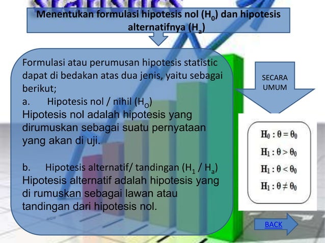 Konsep dasar pengujian hipotesis | PPTX