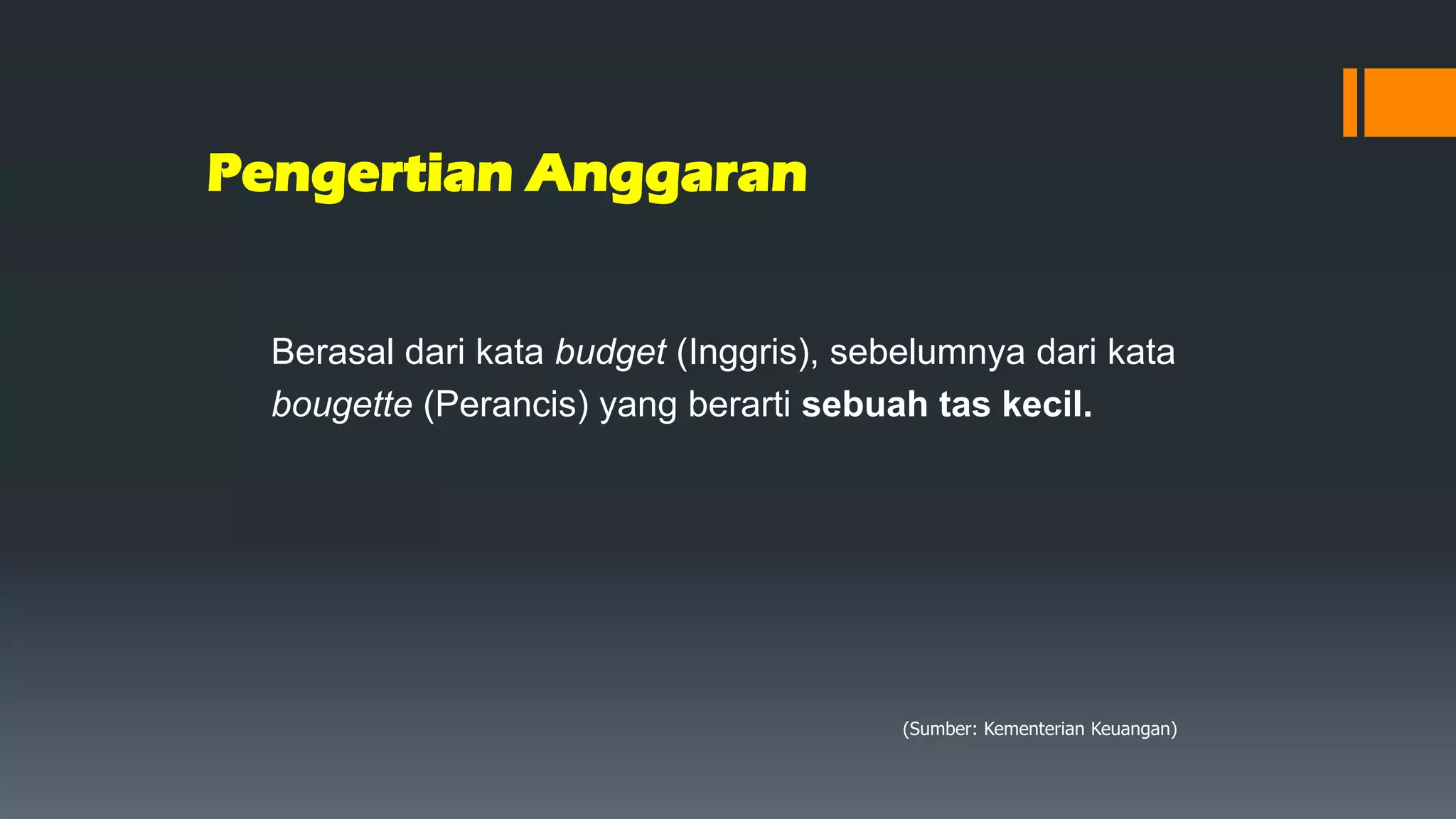 Konsep Dasar Penyusunan Anggaran | PDF