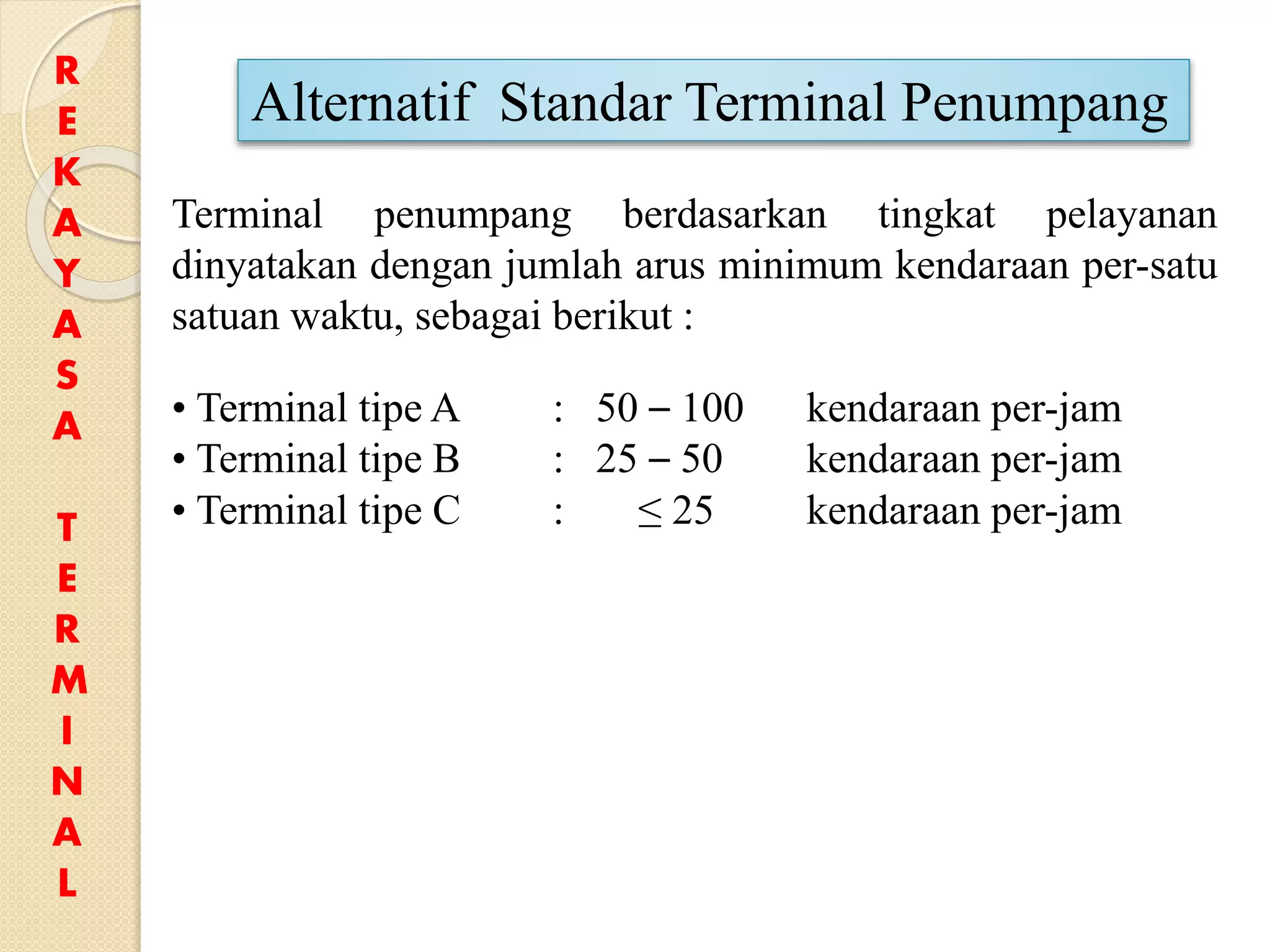 Konsep dasar perencanaan terminal | PPTX