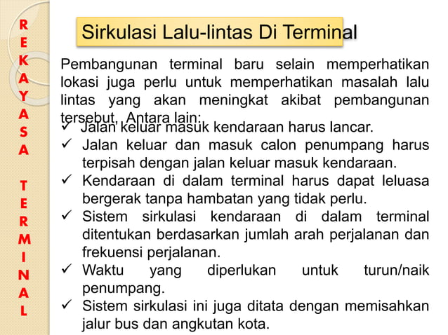 Konsep dasar perencanaan terminal | PPTX